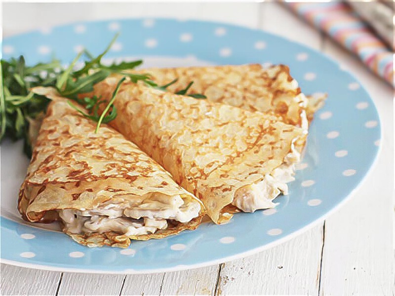 10 recetas de crepes salados fáciles y ricos - PequeRecetas