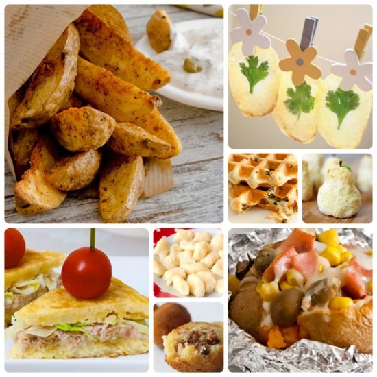 20 recetas con patatas (recetas de patatas rellenas, fritas, asadas y ...