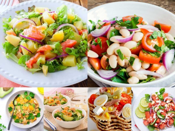 20 tipos de ensaladas deliciosas ¡te gustarán! - PequeRecetas