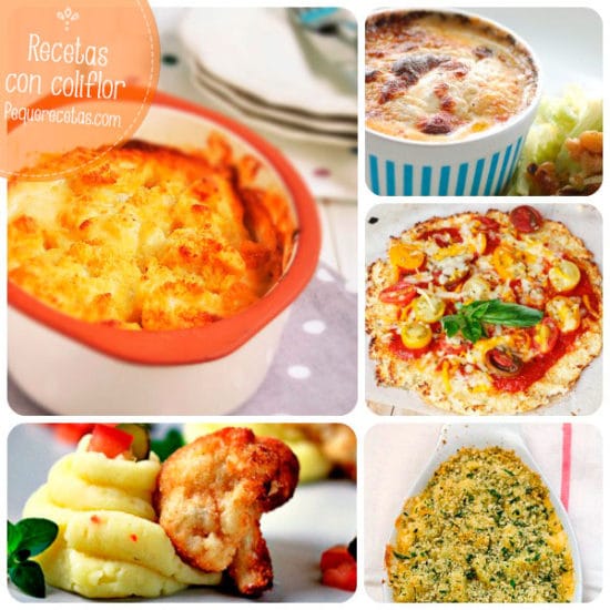 10 recetas con coliflor, ¡fáciles y saludables! - PequeRecetas
