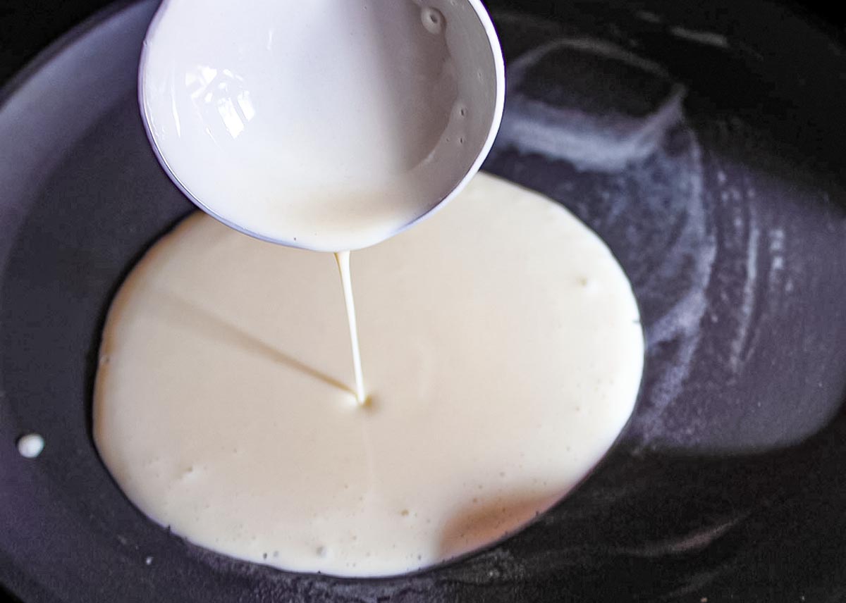 Receta de filloas de leche gallegas - PequeRecetas