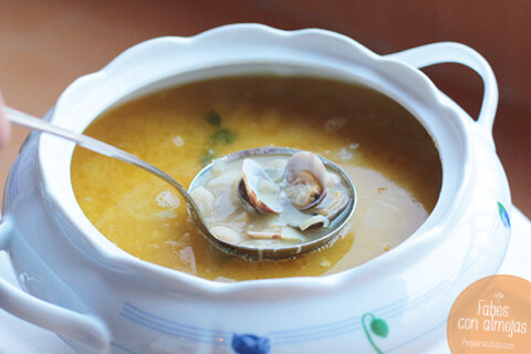 Fabes con almejas (receta tradicional asturiana) - PequeRecetas