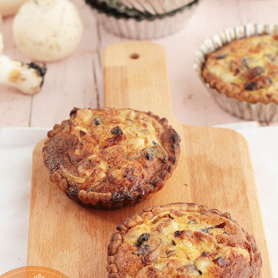 Quiche de verduras y pollo paso a paso.