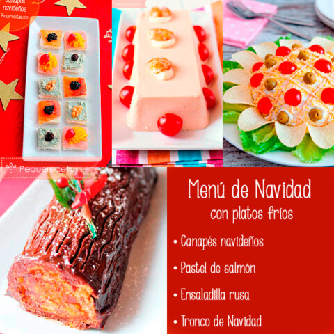 4 menús de Navidad con platos fríos - PequeRecetas