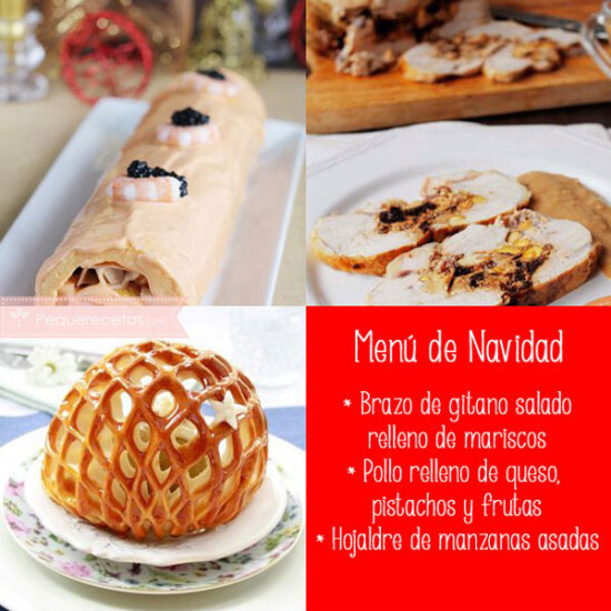 4 menús con recetas de Navidad tradicionales - PequeRecetas