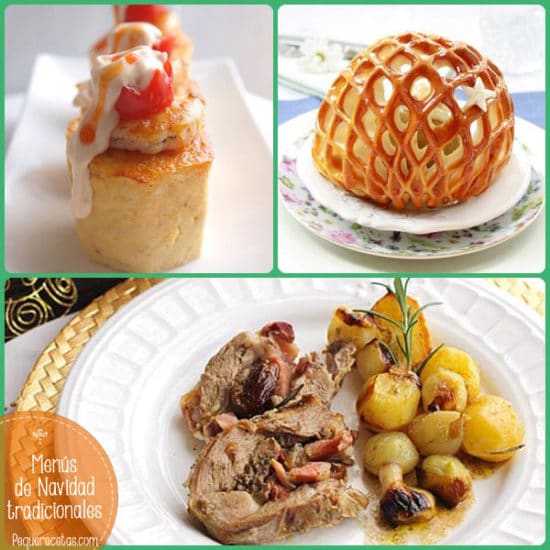4 menús con recetas de Navidad tradicionales - PequeRecetas
