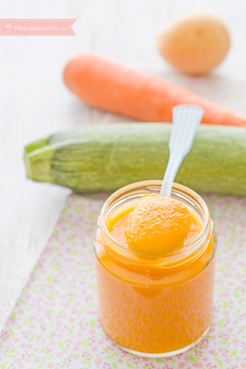 25 purés para bebés (recetas caseras saludables) - PequeRecetas