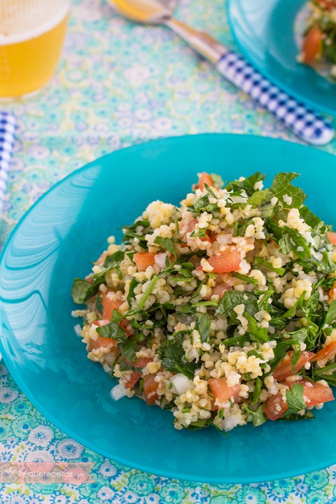 Tabulé o tabbouleh (ensalada árabe tradicional) - PequeRecetas