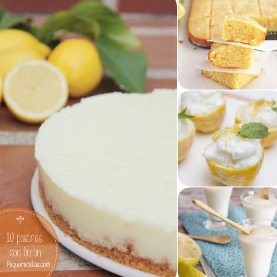 Postres con limón: 10 recetas de postres paso a paso