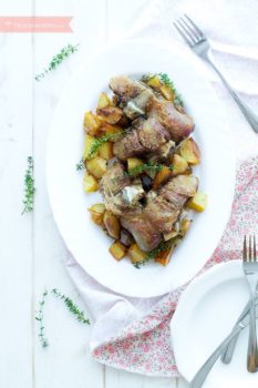 Codillo de cerdo al horno. Cómo hacer codillo al horno con patatas