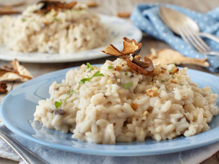 Risotto de setas, la mejor receta de risotto del mundo - Pequerecetas