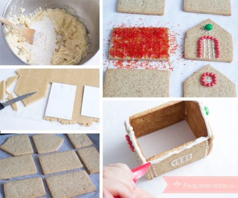 Cómo hacer una casita de jengibre de Navidad - PequeRecetas