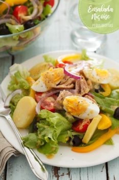 Cómo hacer Ensalada Niçoise paso a paso - Pequerecetas
