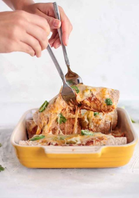 7 recetas de Enchiladas Mexicanas (las mejores) - PequeRecetas