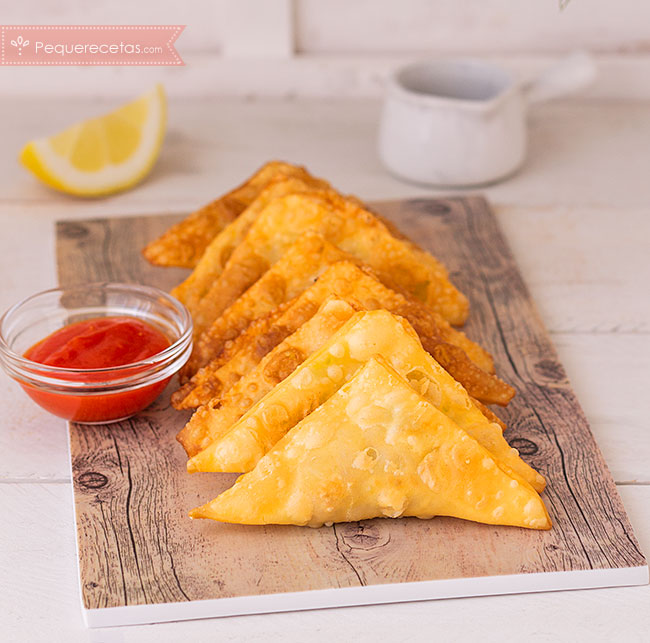 Wan Tun frito (aperitivos chinos fáciles y originales) - PequeRecetas