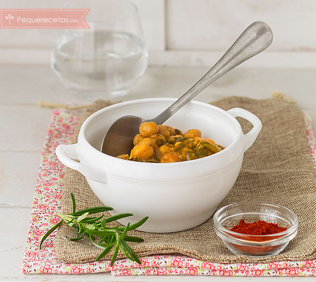 Garbanzos con acelgas (receta de potaje tradicional andaluz) - PequeRecetas