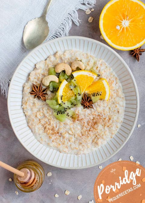 Cómo hacer porridge de avena para desayunar - PequeRecetas