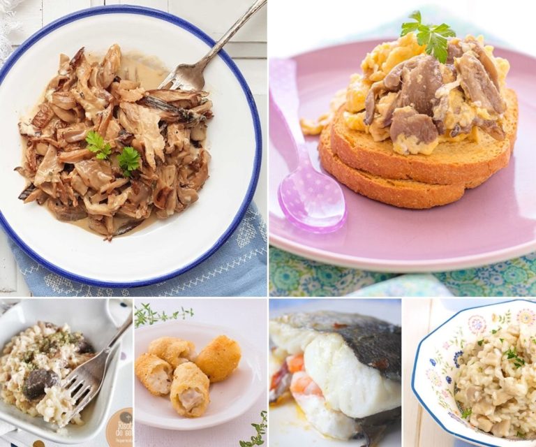 10 recetas con setas FÁCILES y ricas - PequeRecetas