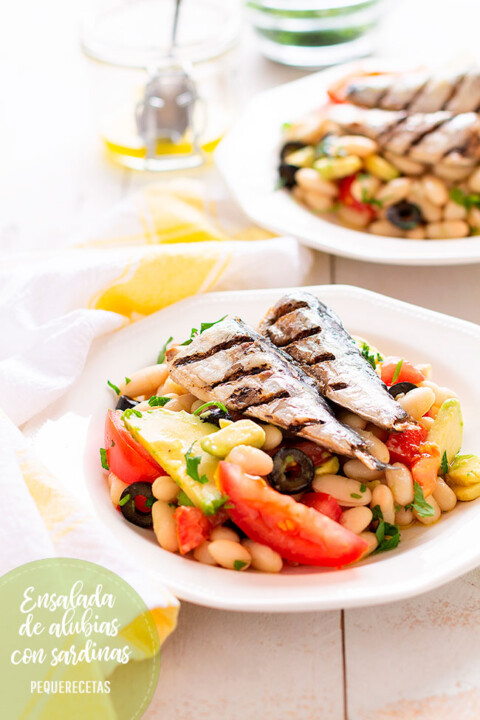 Ensalada de alubias (5 recetas muy saludables) - PequeRecetas