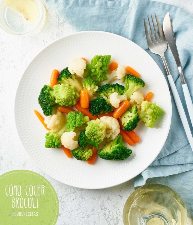 Cómo cocer brócoli (hervido en agua o brócoli al vapor) - PequeRecetas
