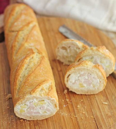 Pan relleno (receta rápida y muy fácil) - PequeRecetas