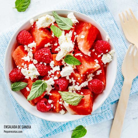 7 recetas con sandía fáciles y ligeras - PequeRecetas