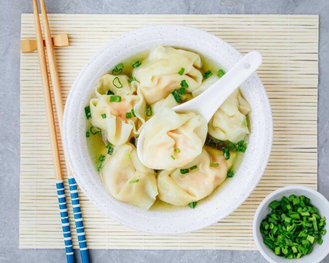 Sopa Wonton o Wan Tun (receta china tradicional) - PequeRecetas