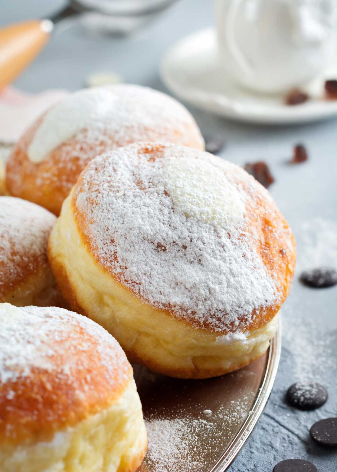 Berlinesas o berlinas rellenas de crema - PequeRecetas