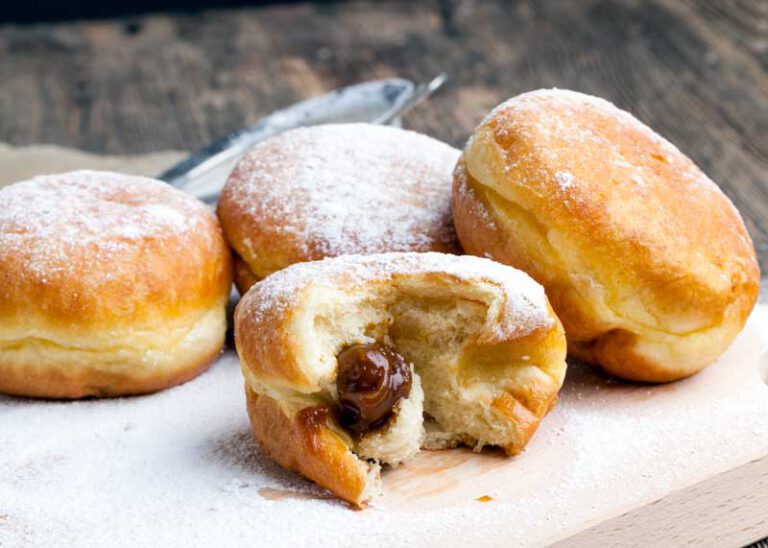 Berlinesas rellenas o Krapfen de Carnaval - PequeRecetas