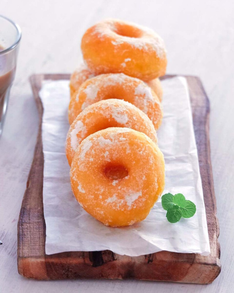 Donuts de azúcar caseros (receta para hacer donas con azúcar ...