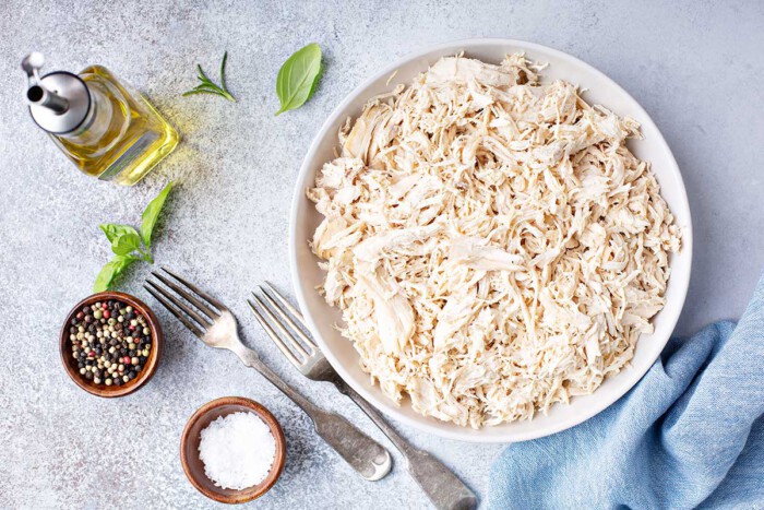 Pollo desmechado (Pulled Chicken) - PequeRecetas