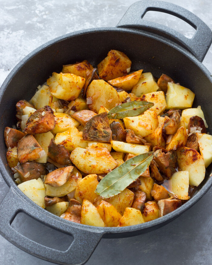Receta Patatas Con Níscalos – ¡Ñam! Receta Niscalos con Patatas – VCOG