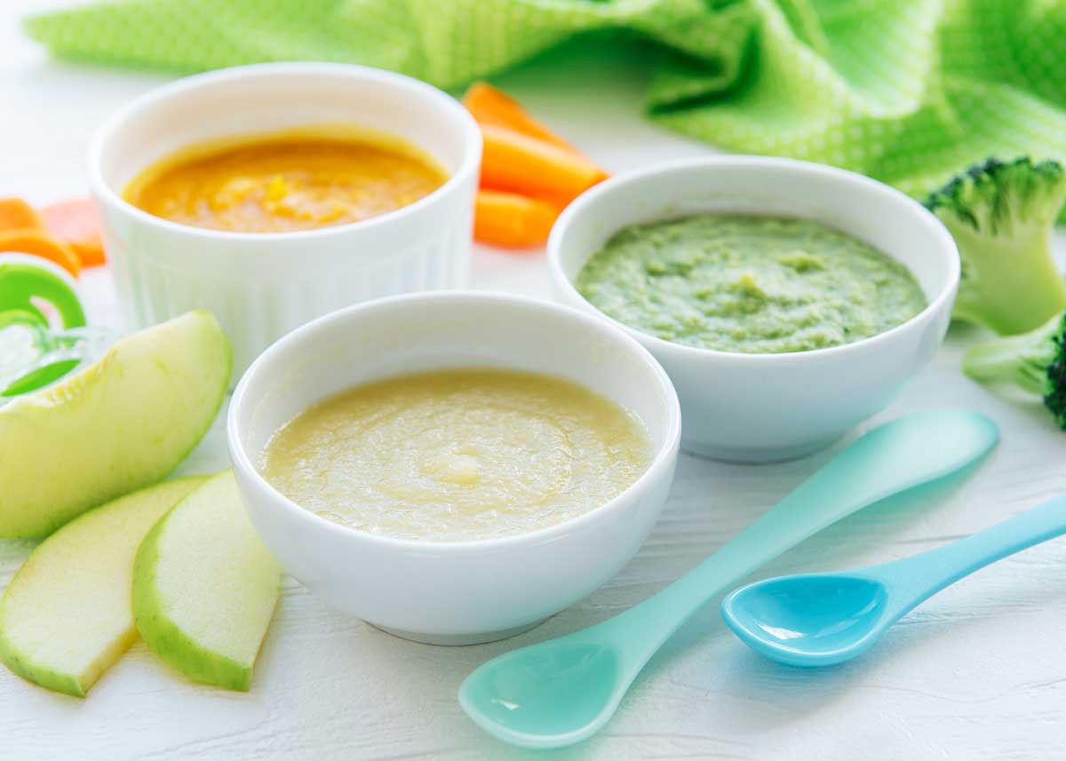 Purés caseros fáciles y papillas para bebés - Pequerecetas