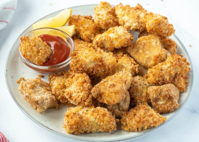 Nuggets de pollo caseros en freidora de aire - PequeRecetas