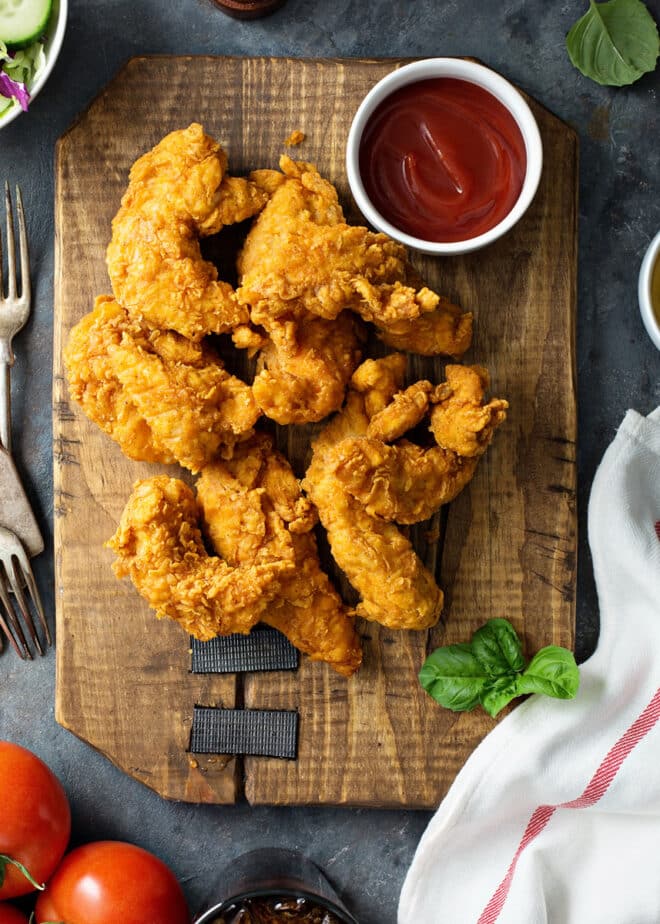 Fingers de pollo (receta de tiras de pollo crujiente) - PequeRecetas