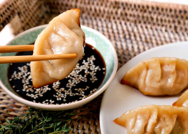 Gyozas en freidora de aire, congeladas o caseras - PequeRecetas