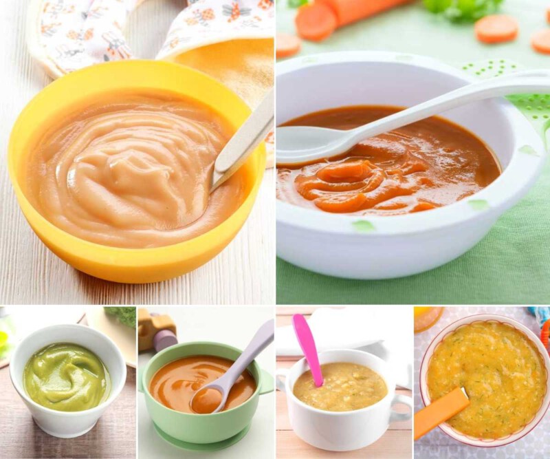 20 recetas de purés y potitos con Thermomix para bebés - PequeRecetas