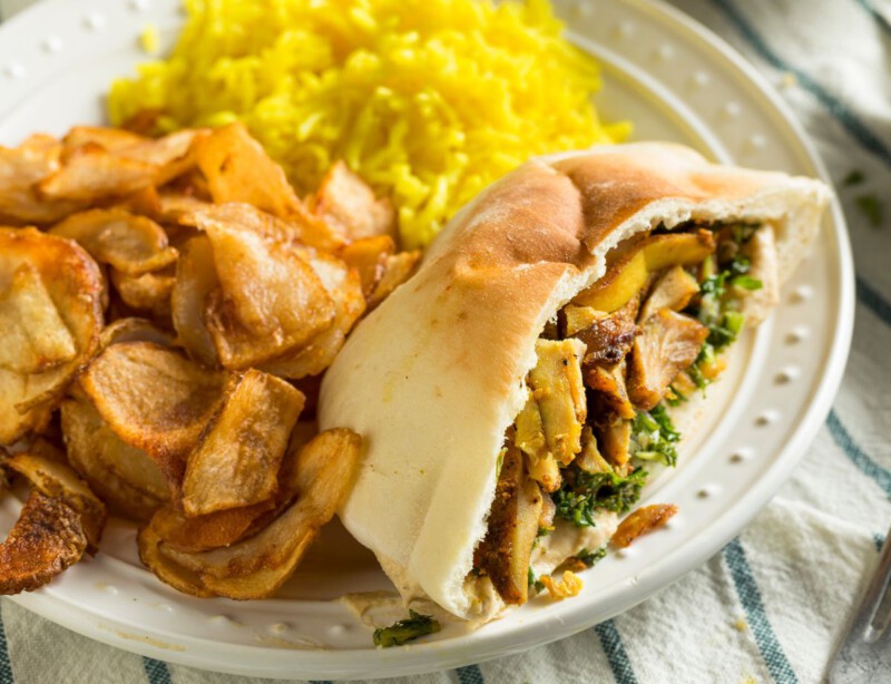 Shawarma de pollo (receta árabe tradicional) - PequeRecetas