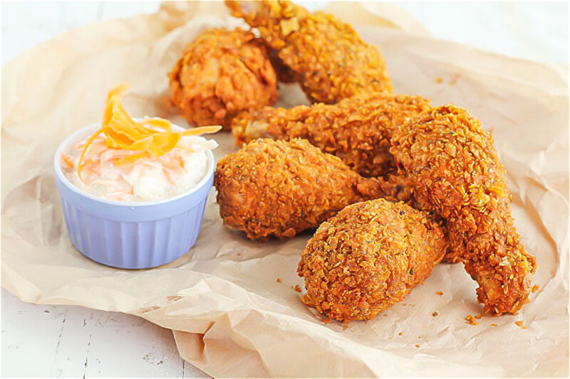 Pollo frito Kentucky (pollo estilo KFC) - PequeRecetas