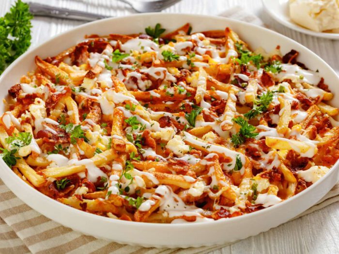 Bacon Cheese Fries (Patatas estilo Foster) - PequeRecetas