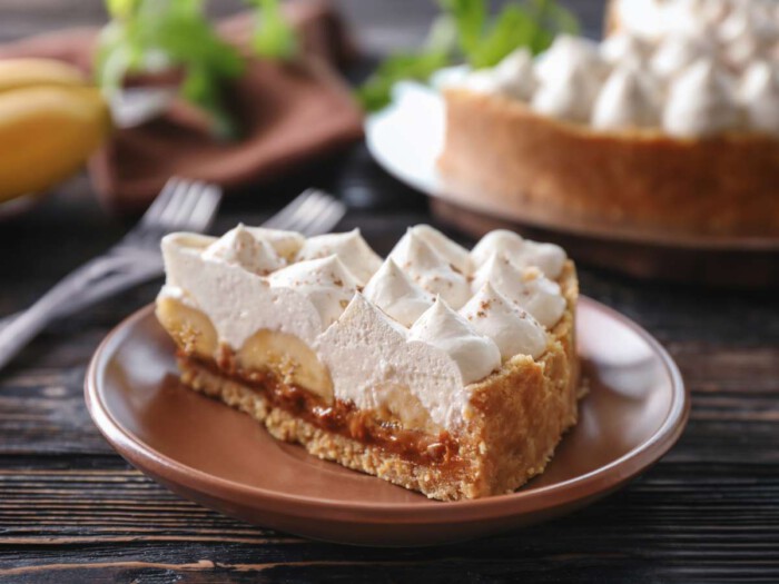Tarta Banoffee con plátano y dulce de leche - PequeRecetas