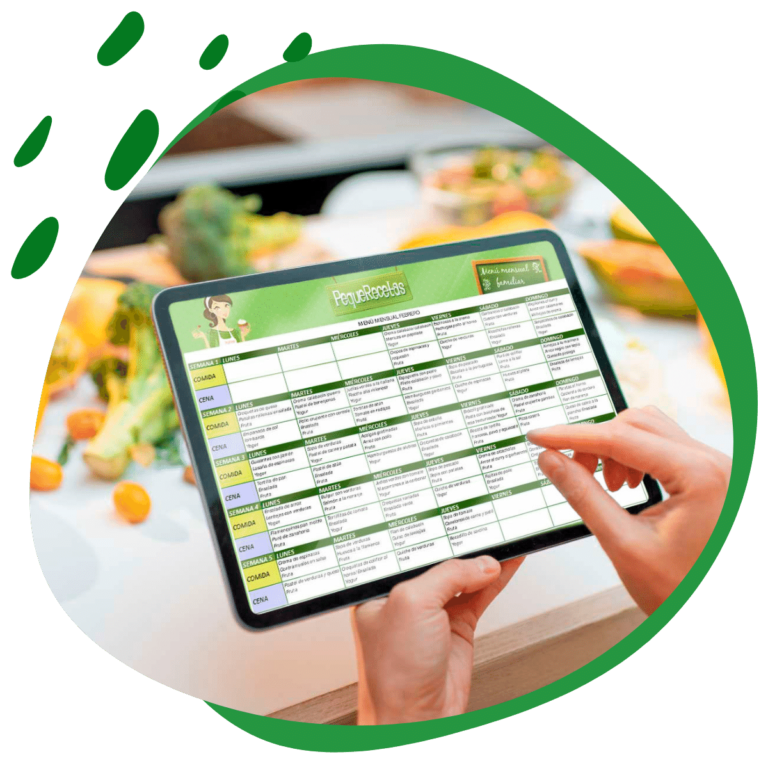 MENÚ SEMANAL (¡imprime tu menú semanal familiar!)