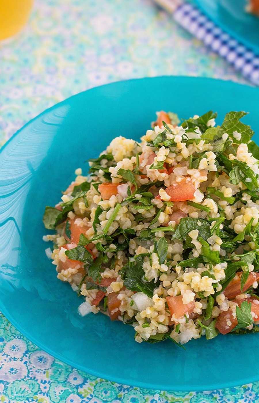 Receta de Tabulé original (ensalada árabe con bulgur) - PequeRecetas