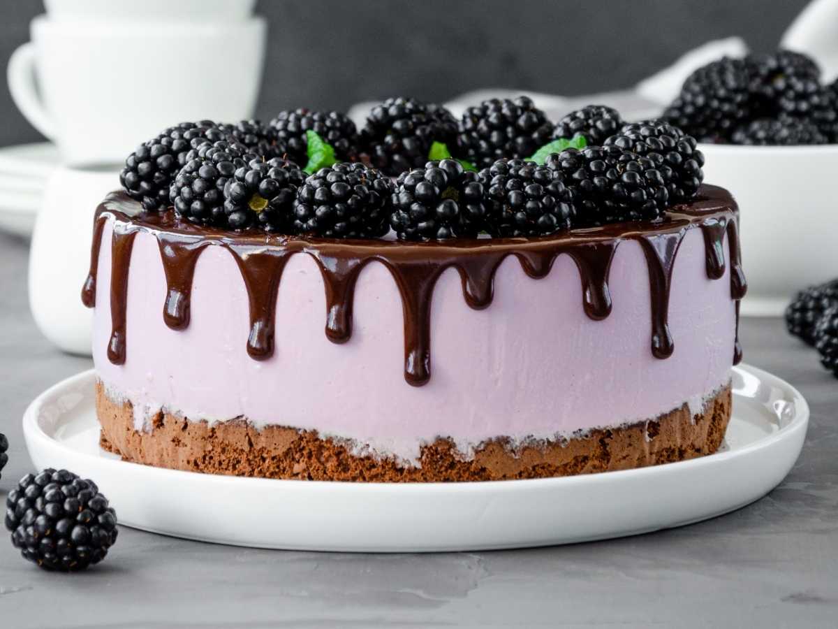 Tarta de moras sin horno - PequeRecetas