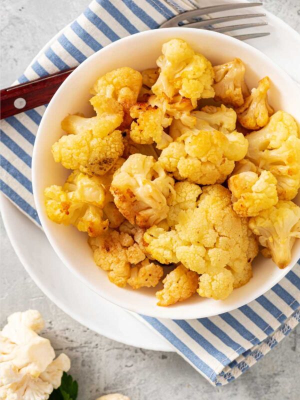 Coliflor en freidora de aire - PequeRecetas
