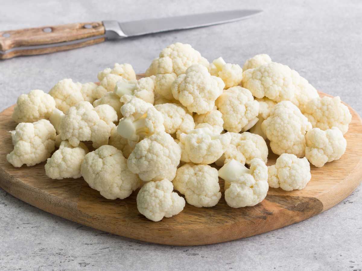 Coliflor en freidora de aire - PequeRecetas