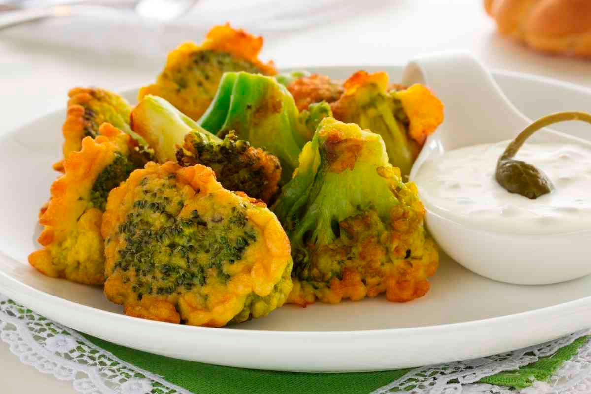 Brócoli rebozado en freidora de aire o frito - PequeRecetas
