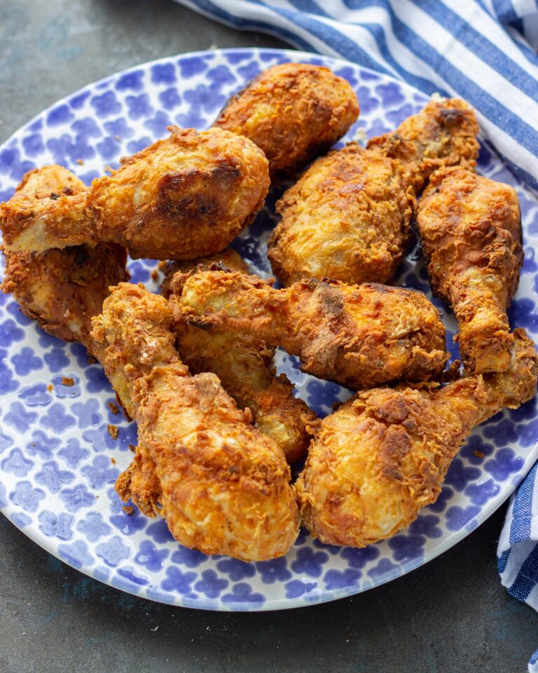 Pollo Broaster frito y en freidora de aire - PequeRecetas