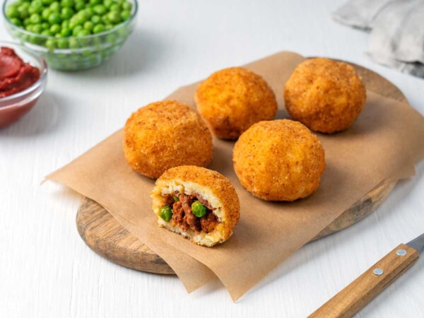 Arancini sicilianos rellenos de ragú de carne - PequeRecetas
