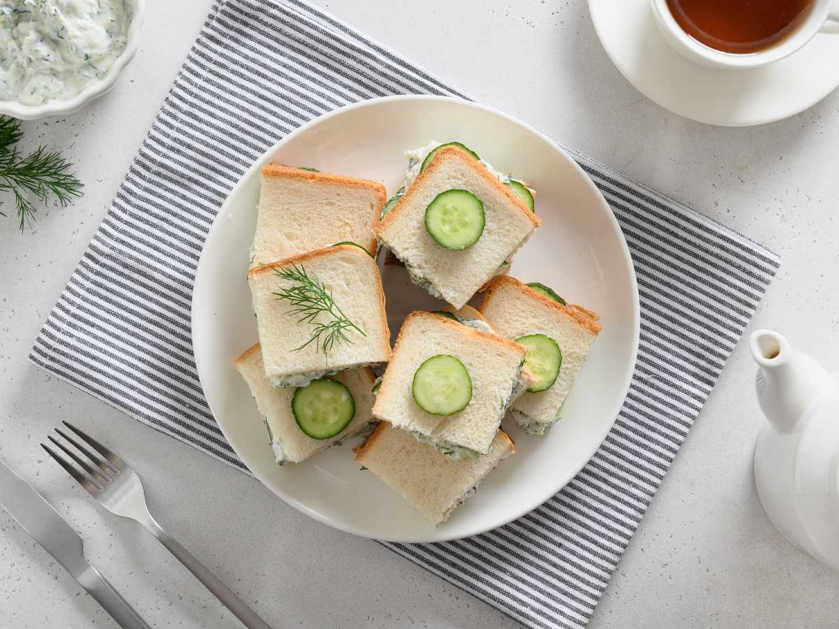Sándwich de pepino: cómo se hace el clásico inglés para la hora del té ...